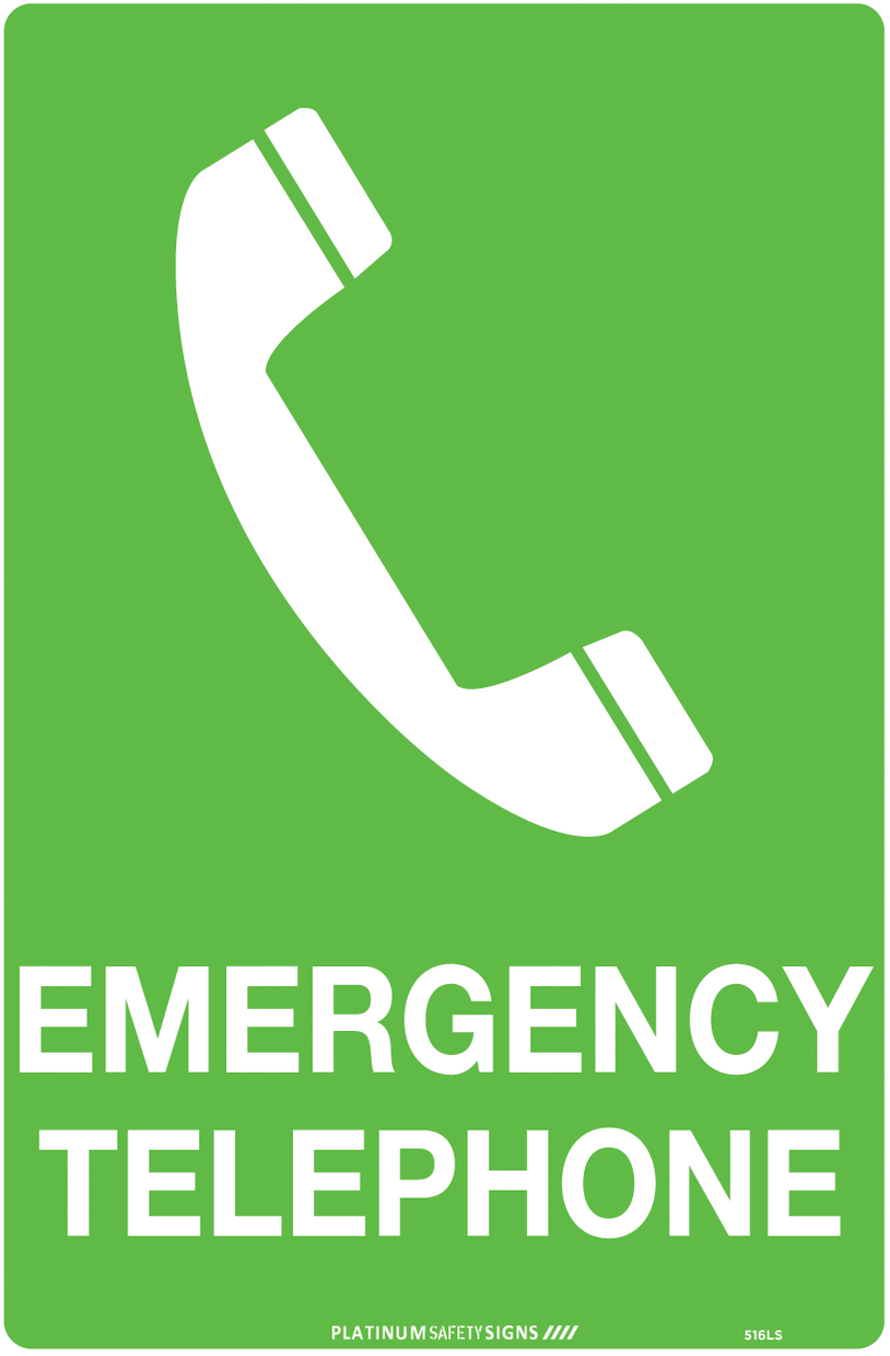 Emergency Telephone — Platinum Safety Signs