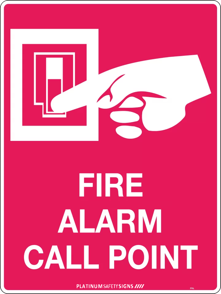 Fire Alarm Call Point — Platinum Safety Signs