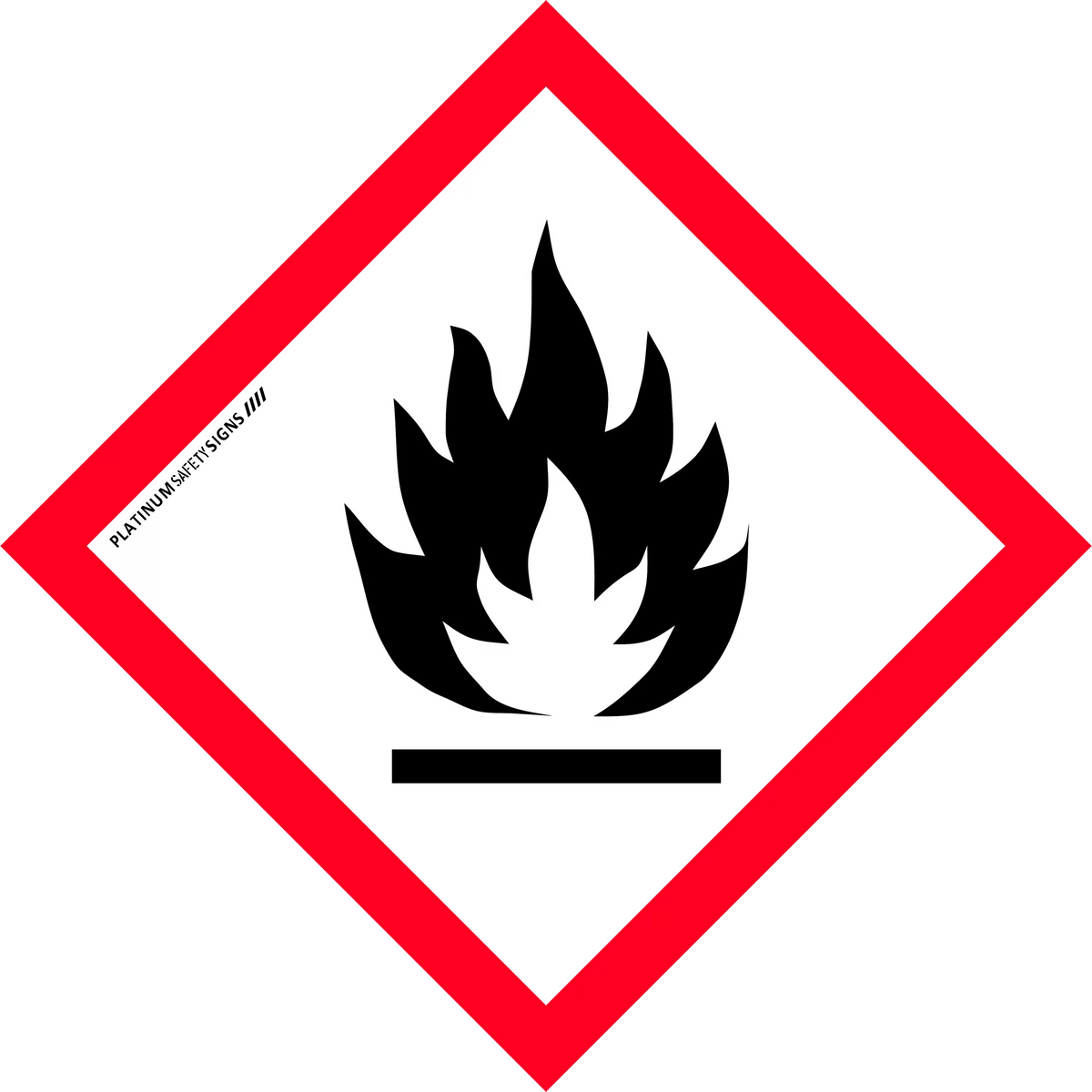 GHS Hazchem Labels – Oxidising Picto — Platinum Safety Signs
