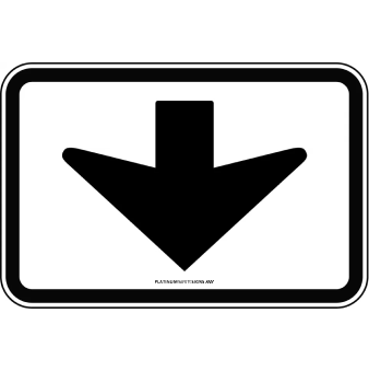 Overhead Arrow — Platinum Safety Signs