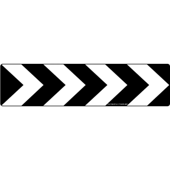 Uni Directional Chevron — Platinum Safety Signs