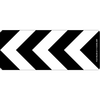Uni Directional Hazard Marker Signs — Platinum Safety Signs