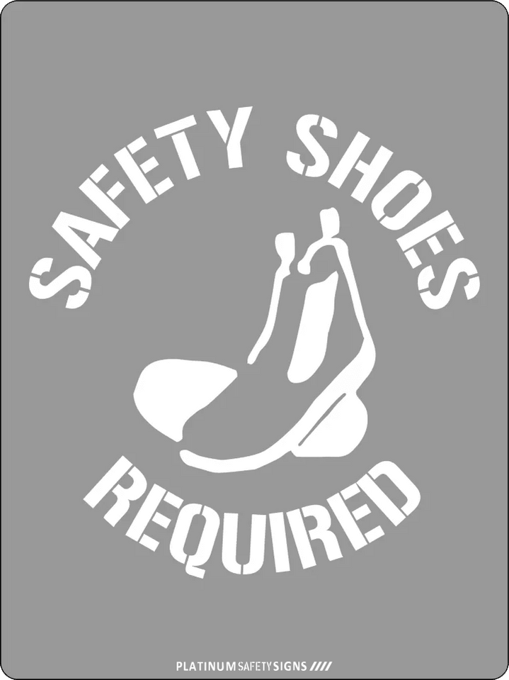 Safety Shoes Required — Platinum Safety Signs
